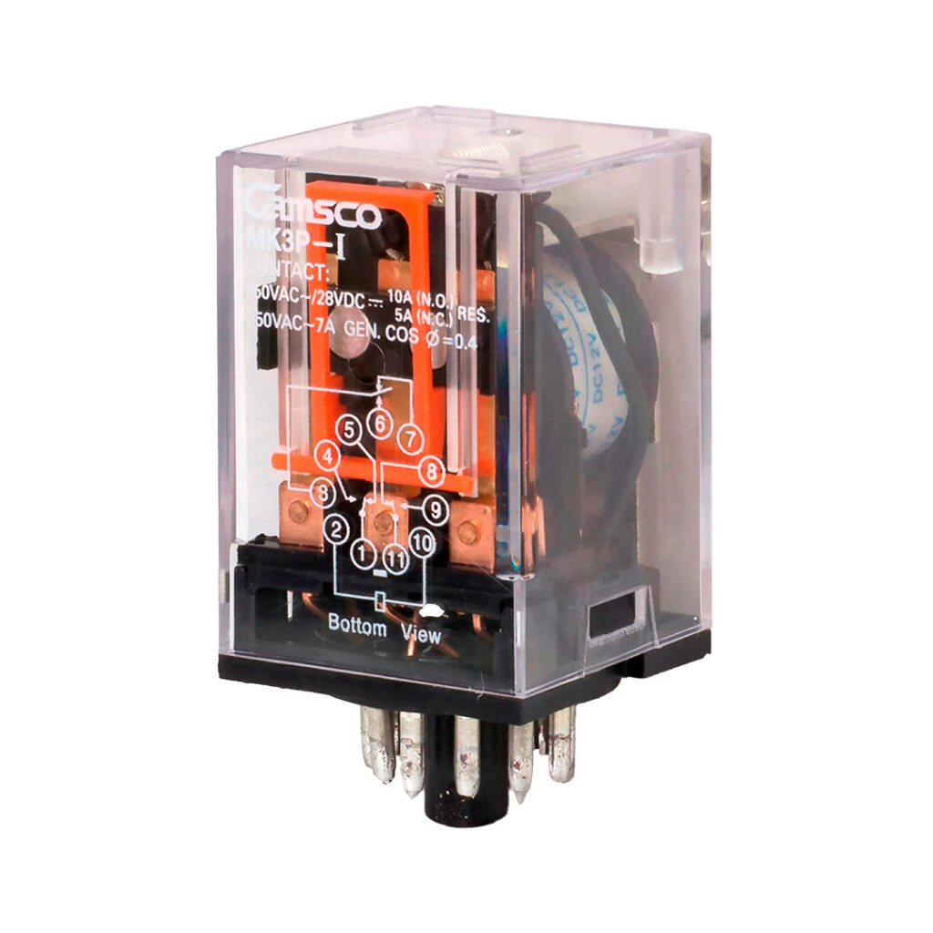 RELÉ ENCAPSULADO 11P REDONDO MK3P-I – CAMSCO | Electro Comercial G&V ...